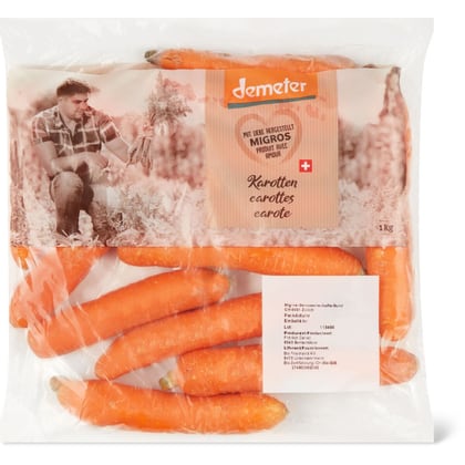 Kaufen Migros Bio · Karotten • Migros