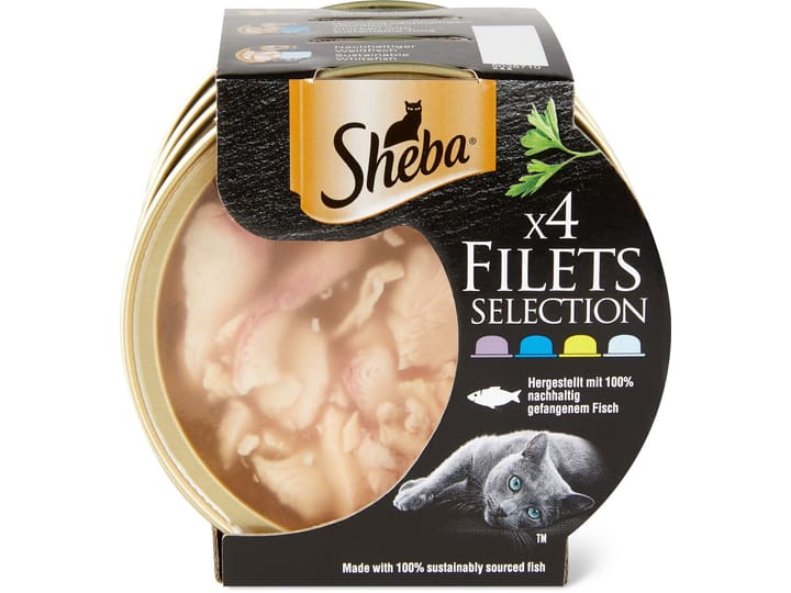 Achat Sheba Filets · Emincés en gelée · poissons • Migros