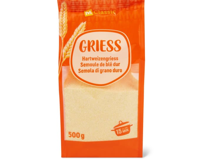 Achat M-Classic · Semoule de blé dur • Migros