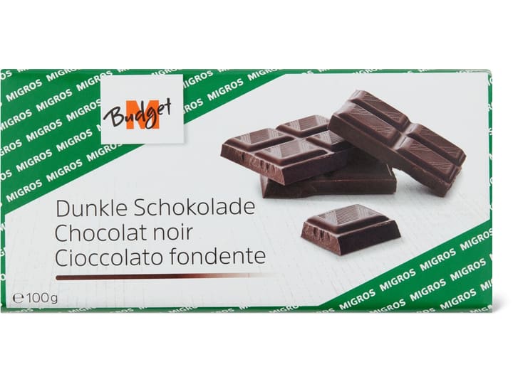 Achat M-Budget · Chocolat noir • Migros