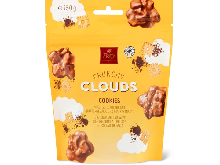 Buy Frey Crunchy Clouds · Milk chocolate with butter biscuits and ...