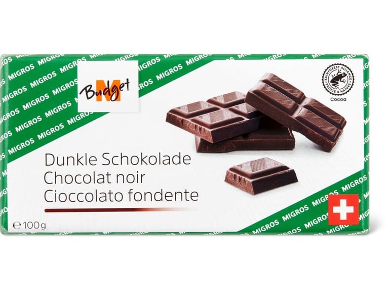 Achat M-Budget · Chocolat noir • Migros