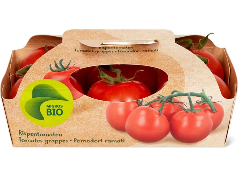 Achat Bio · Tomates grappe • Migros