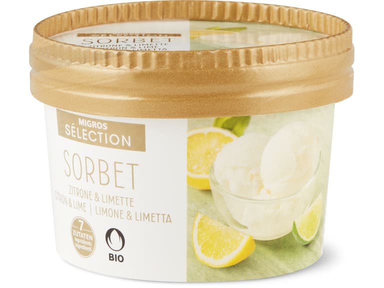 Kaufen Sélection Bio · Sorbet · Zitrone & Limette • Migros