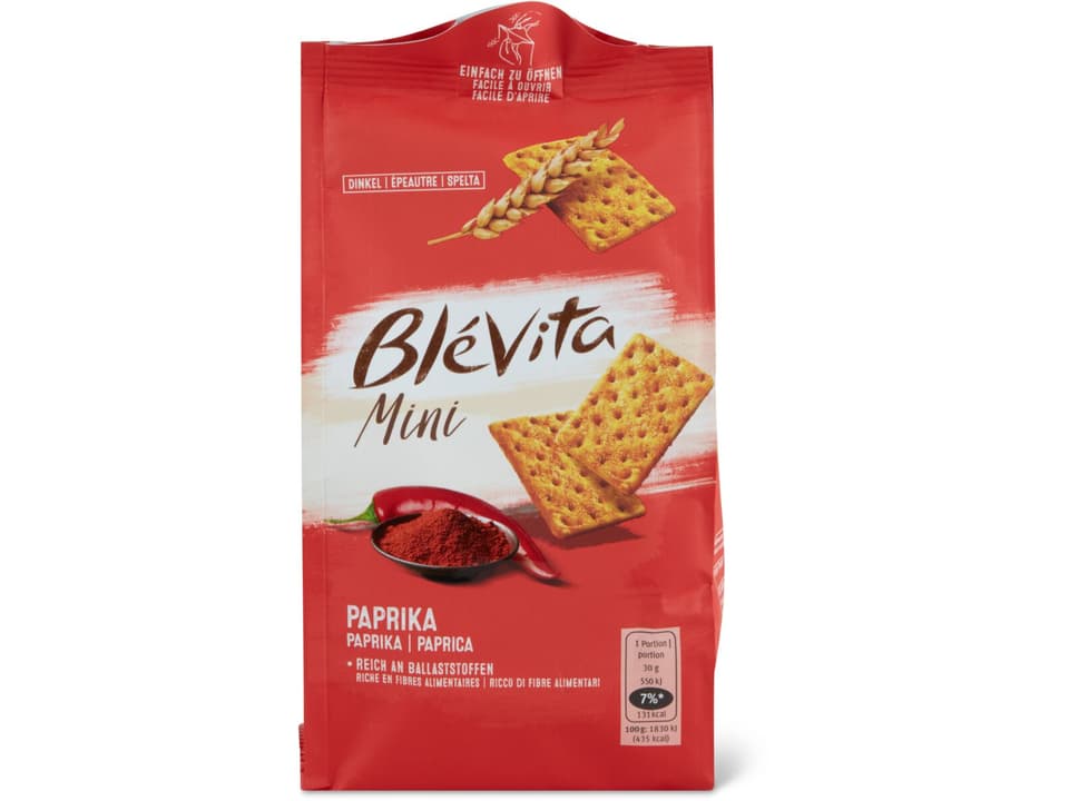 Kaufen Blévita Mini · Crackers Apéritifs · Paprika • Migros