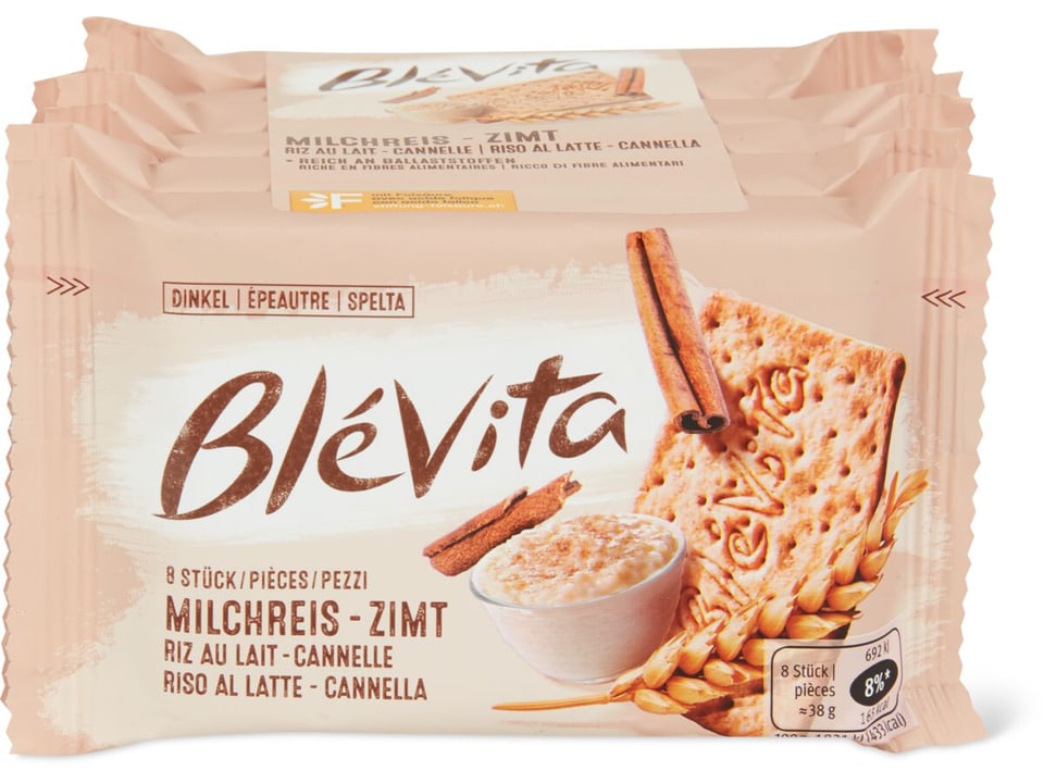 Achat Blévita · Biscuit à l'épeautre · Lait-cannelle • Migros