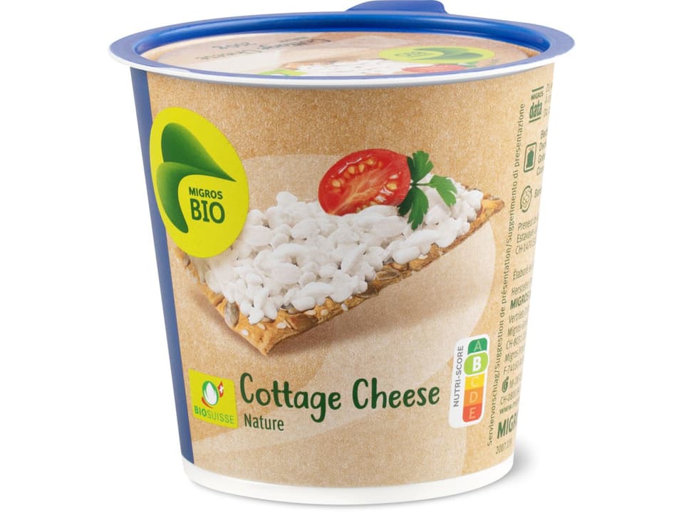 Achat Bio · Cottage Cheese · Nature • Migros