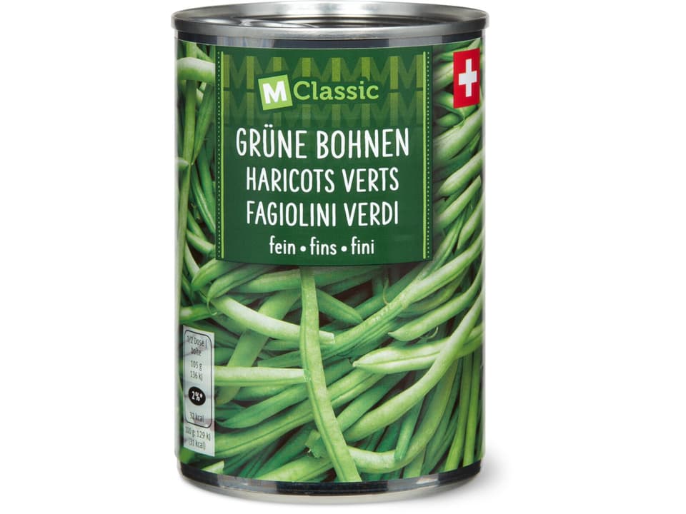 M-Classic · Haricots verts · fins • Migros