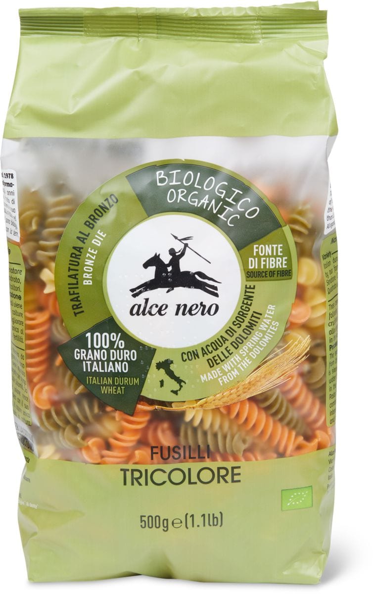 Alce Nero Spiralen Tricolore Hartweizen